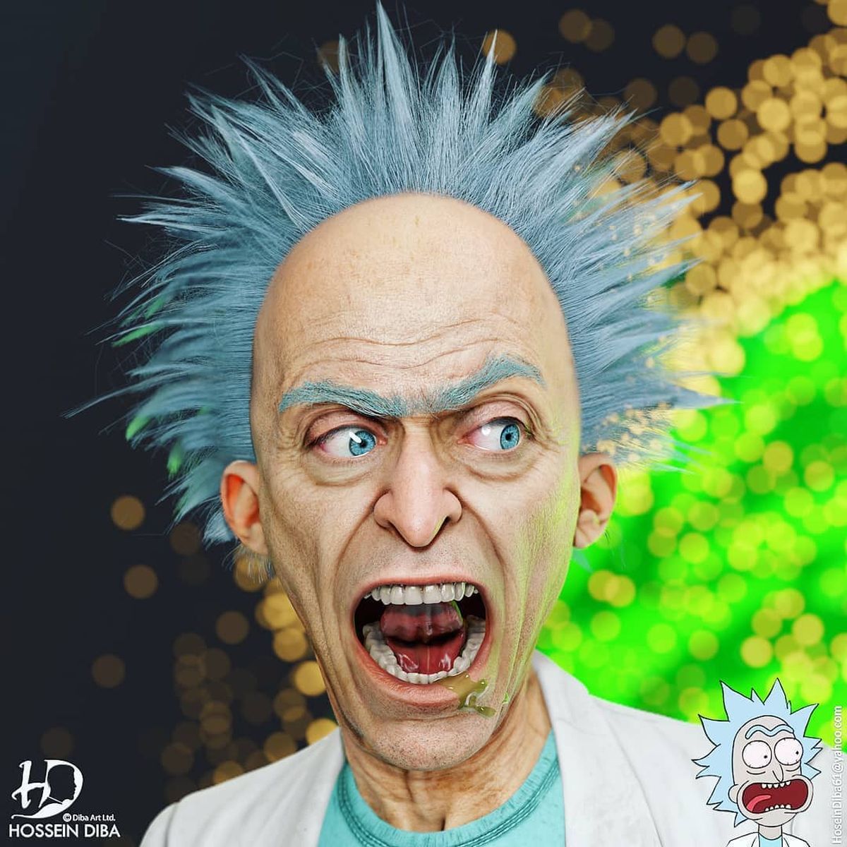 Así se verían en la vida real Rick y Morty, según la Inteligencia ...