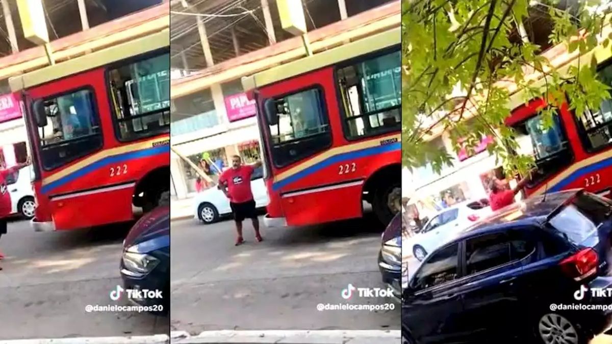 Un colectivo chocó con un auto y el conductor tiró una frase muy ...