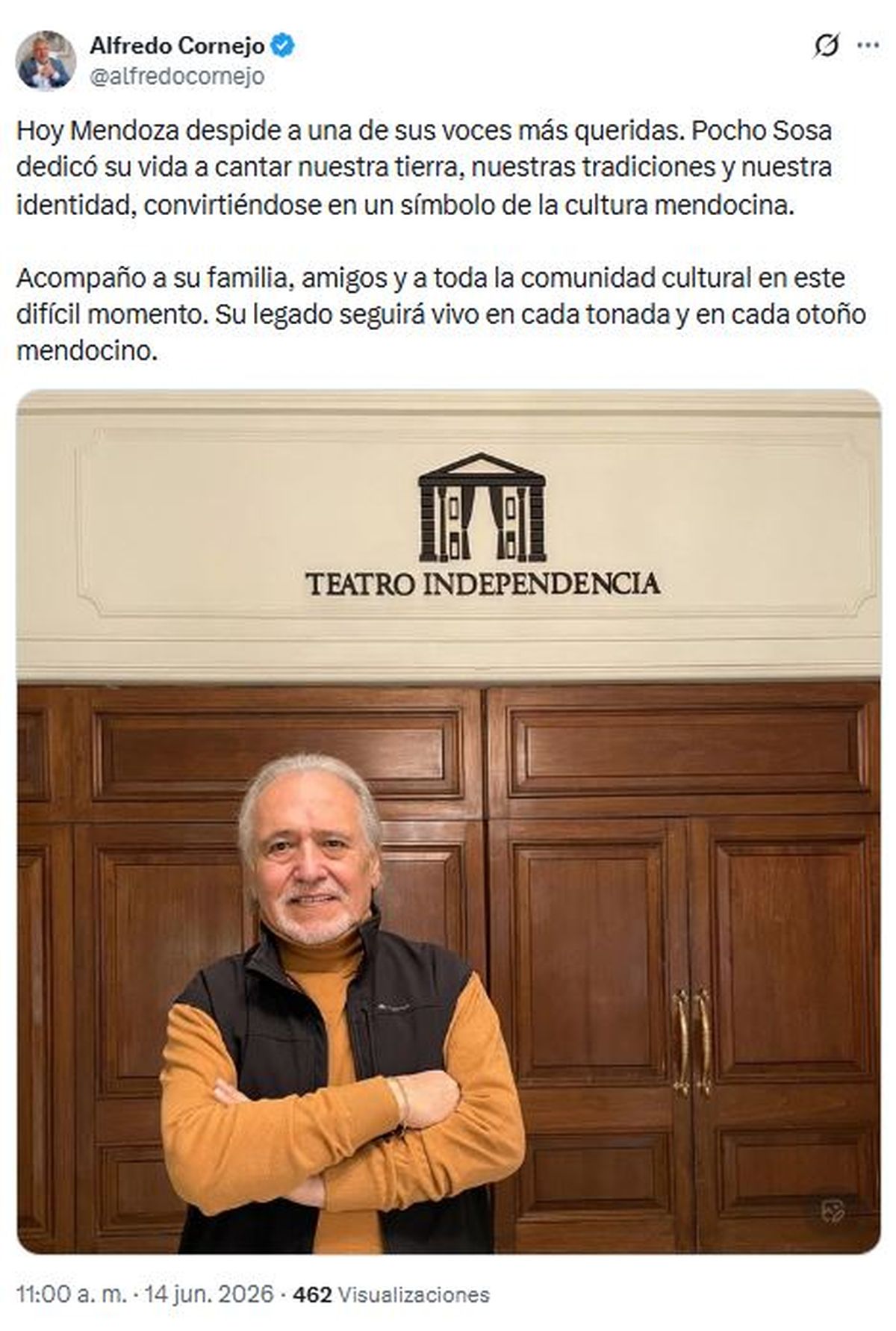 Cientos de mensajes en redes sociales para homenajear al Pocho Sosa