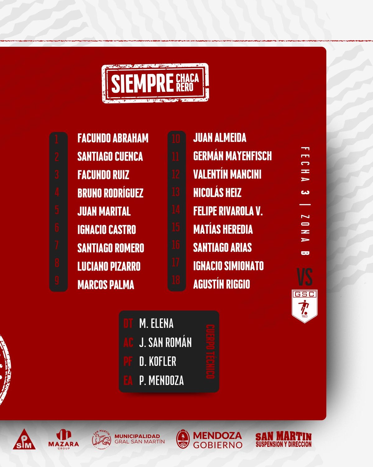 Gutiérrez Sport Club y Atlético Club San Martín se enfrentarán por el ...