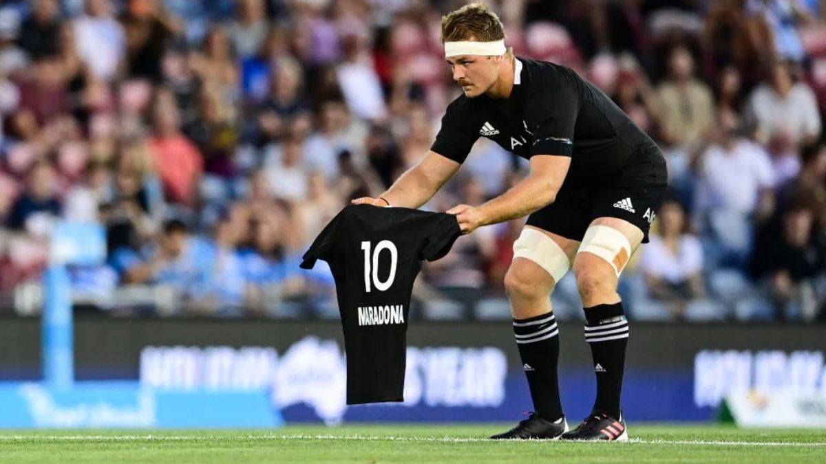 Sam Cane, el capitán de los All Blacks que homenajeó a Maradona ...