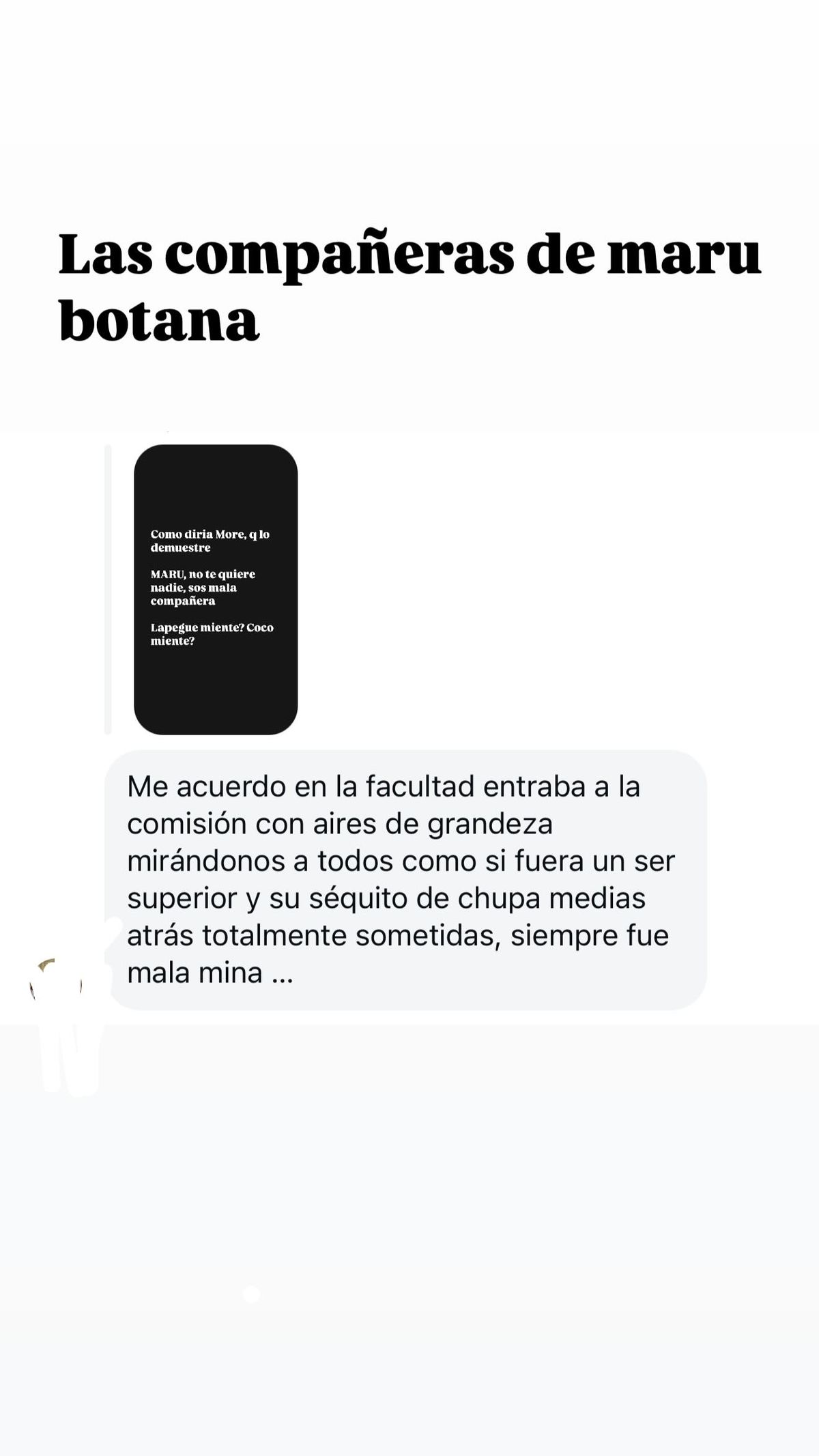 Maru Botana fue acusada de mugrienta y culpó a la gente de la calle ...