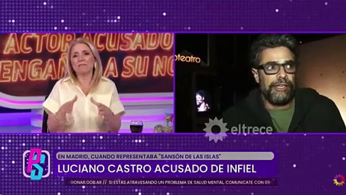 Aseguran que Luciano Castro engañó a Griselda Siciliani: el audio ...
