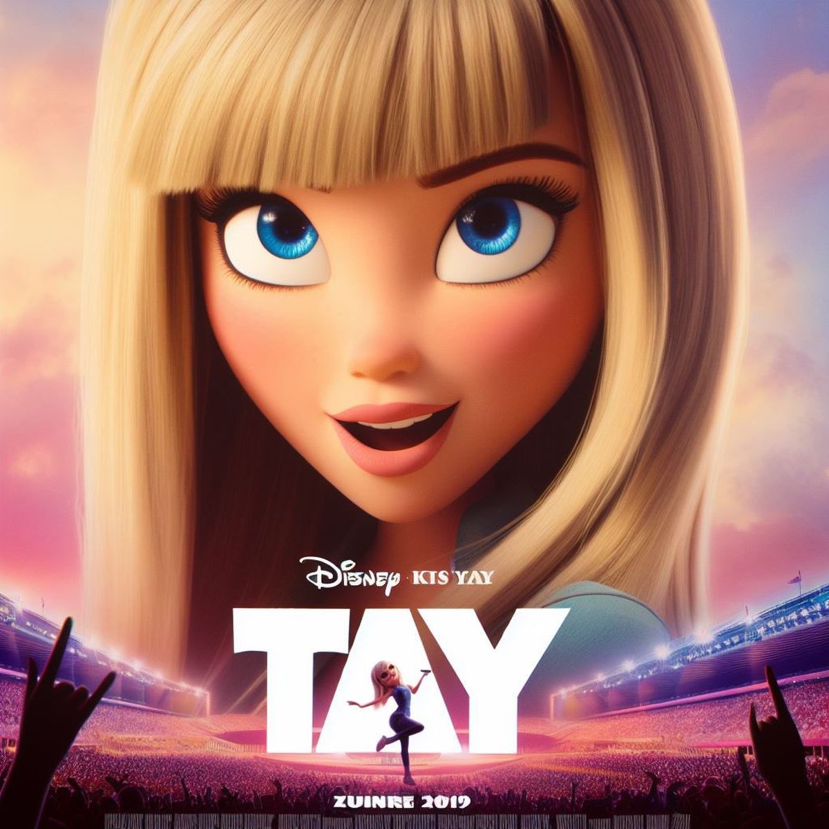 Así se vería Taylor Swift si fuera un personaje de Disney, según la ...