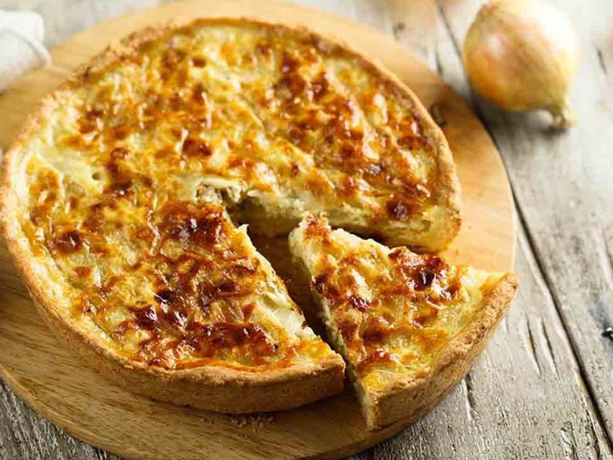 Tarta De Cebolla Y Queso La Deliciosa Receta Con Masa Integral
