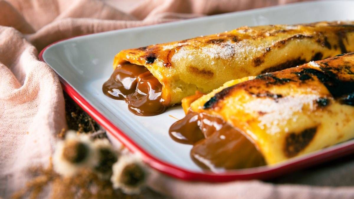 Panqueques con dulce de leche, la receta para el desayuno con 3 ...
