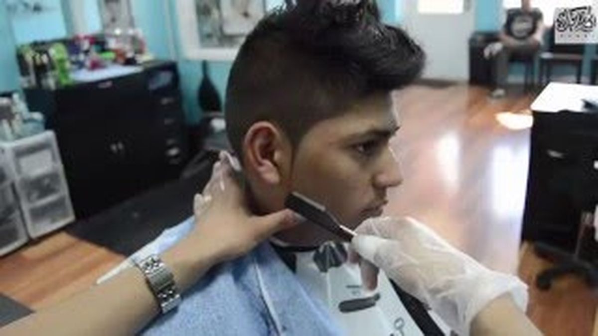 Tutorial para que las patillas queden en punta