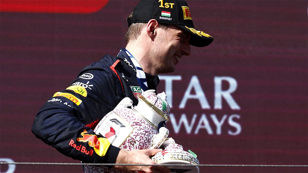 F1: Max Verstappen se impuso en el GP de Hungría y logró su séptimo triunfo consecutivo