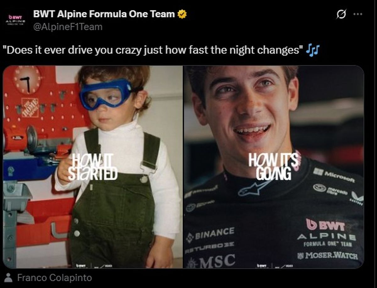 Los saludos a Franco Colapinto por su cumpleaños 22: el mensaje de ...