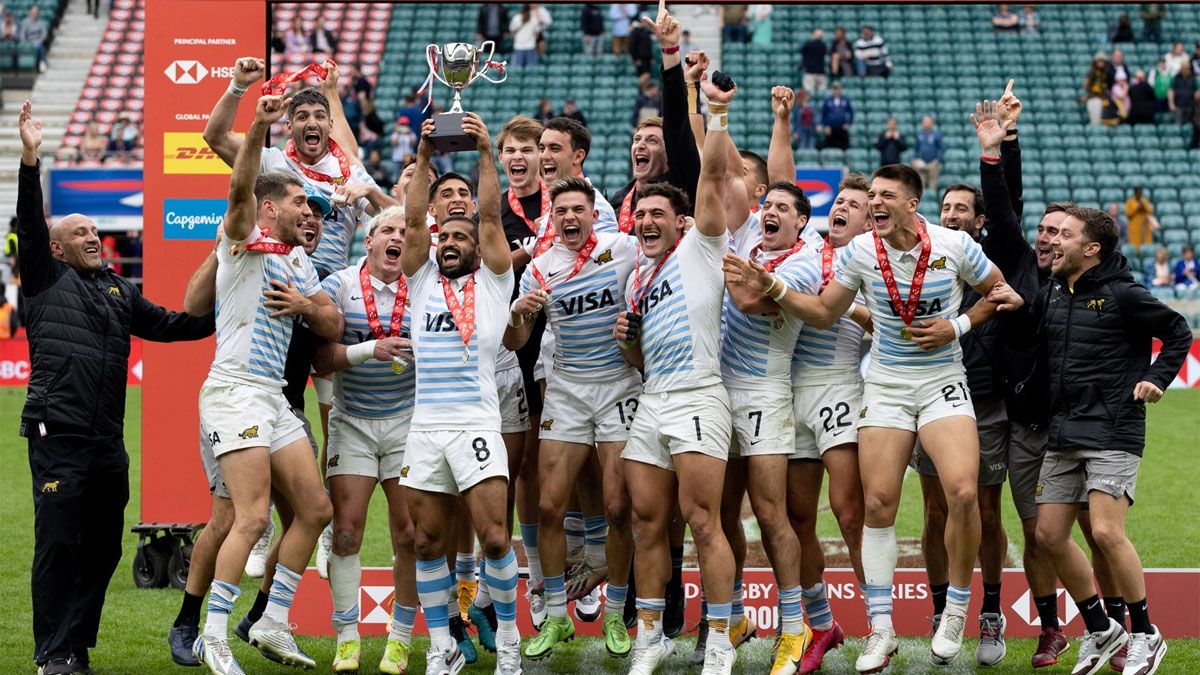 Los Pumas 7s, con Rodrigo Isgró como figura, son campeones del Seven de ...