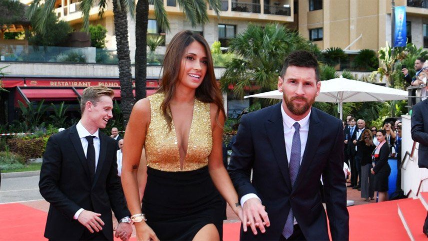 Anto lo acompañó a Messi y después se hizo una escapadita