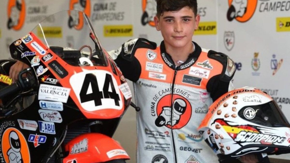 Hugo Millán, de 14 años, murió de la peor manera en la pista