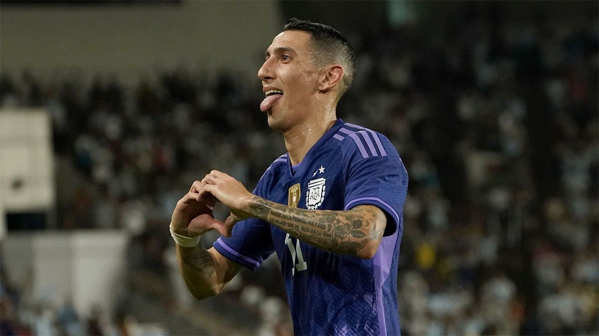 Ángel Di María la rompió con sus goles en Argentina, en el amistoso ...