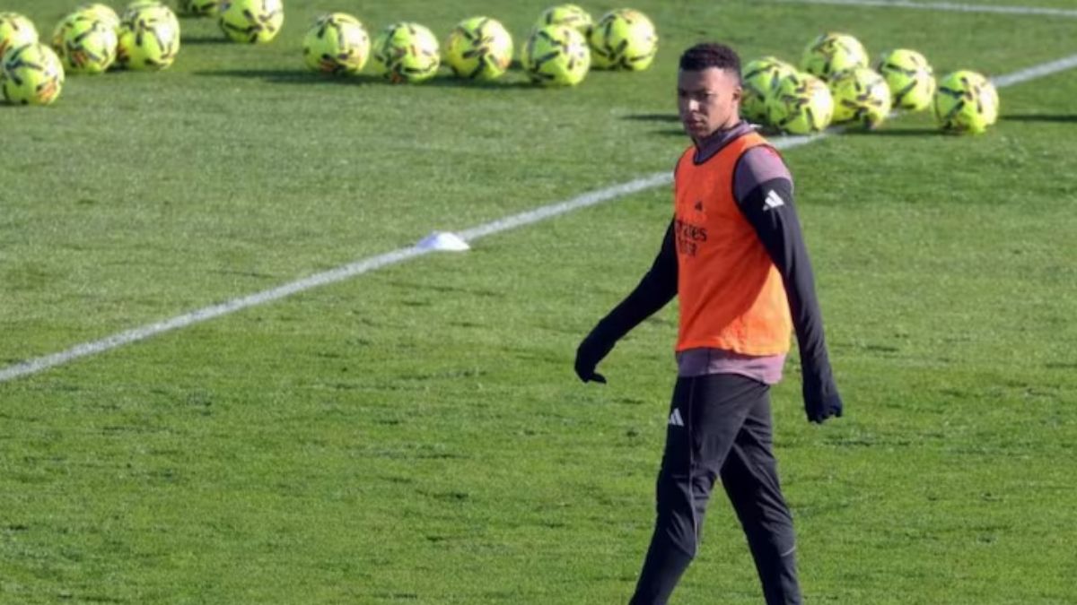Alarma en el Real Madrid: Kylian Mbappé no pudo terminar el ...