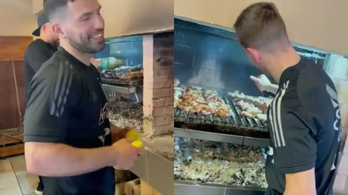 Messi disfrutó de un mega asado por su cumpleaños