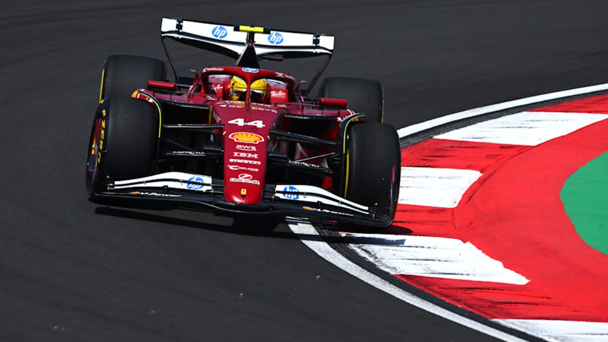 Lewis Hamilton logró su primera pole en Ferrari y larga primero en el Sprint Race del GP de ...