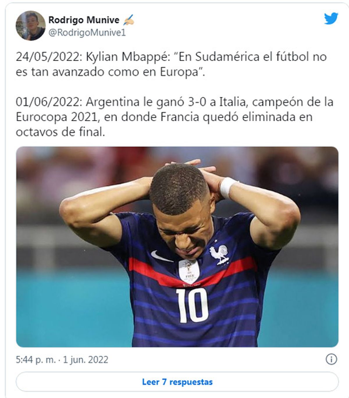 Memes: Kylian Mbappé la ligó mal tras la consagración de Argentina en ...