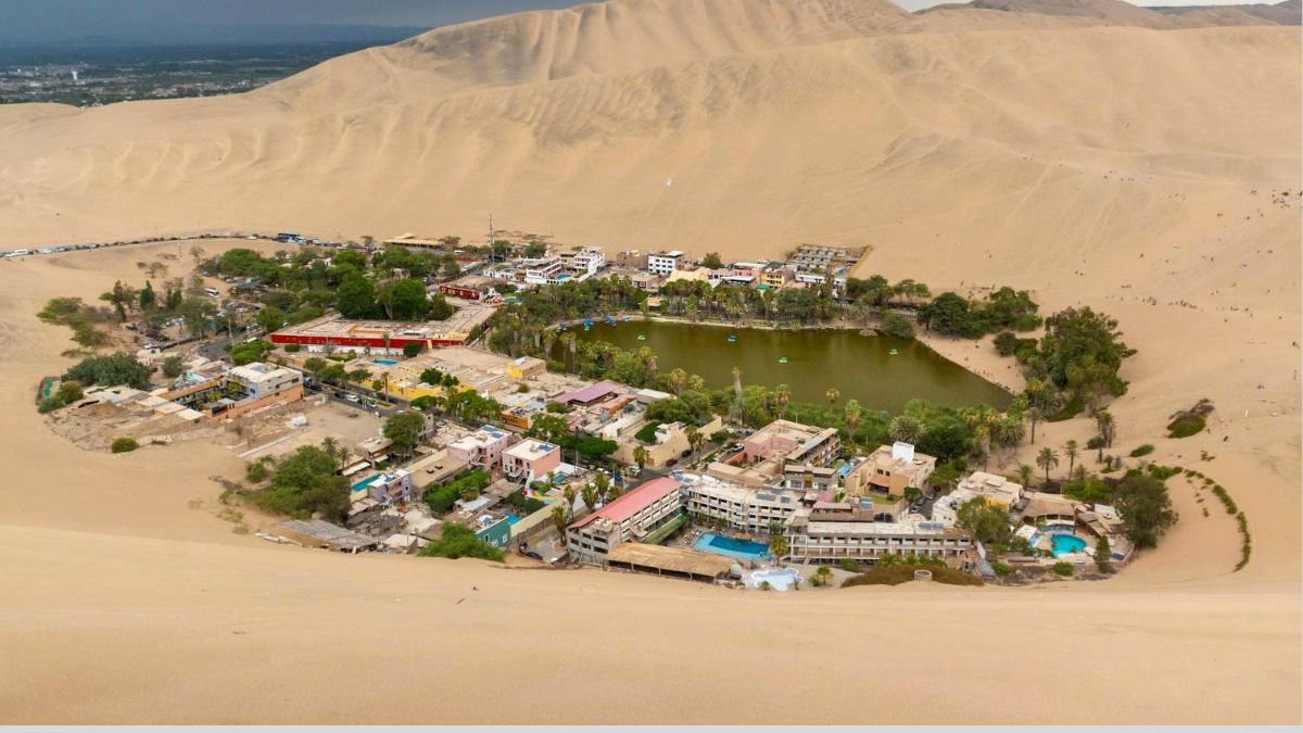El país de América del Sur con el oasis más famoso: dunas enorme y una ...