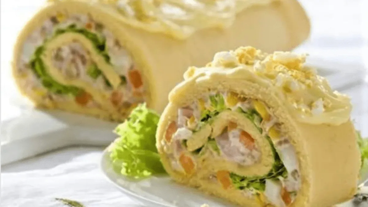 La receta del arrollado de atún para la Navidad gasolera