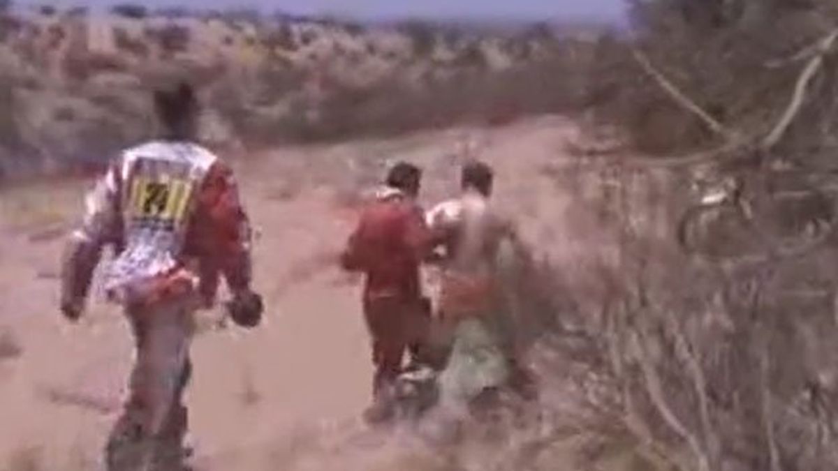 Dakar: impresionante video del piloto que deliraba desnudo