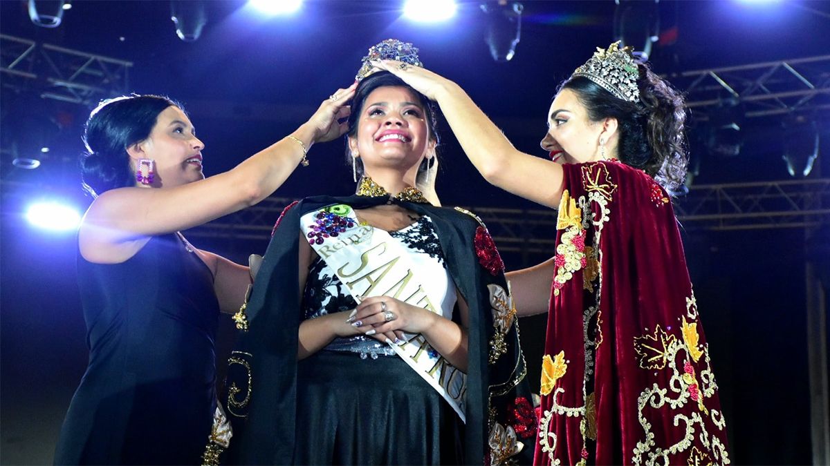 Vendimia 2023: Diana Quiroga fue elegida como reina de Santa Rosa