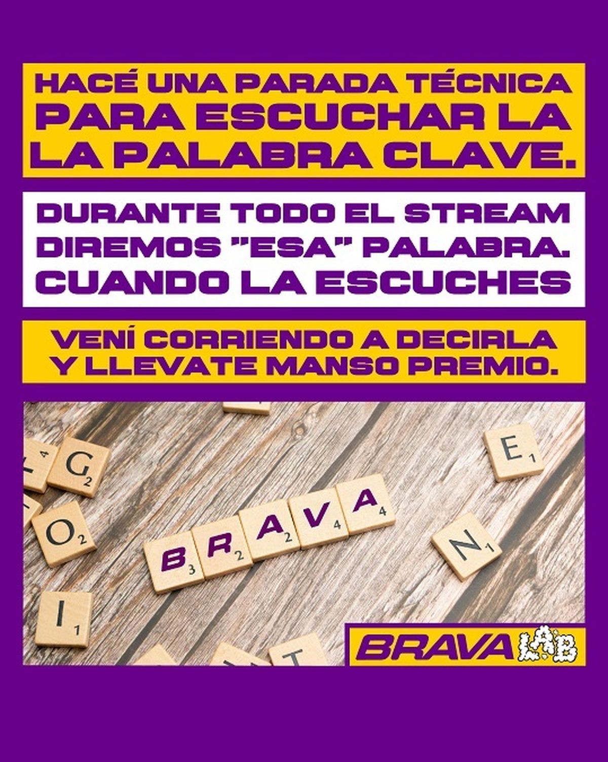 Parada técnica: radio stream de brava desde la Plaza Independencia