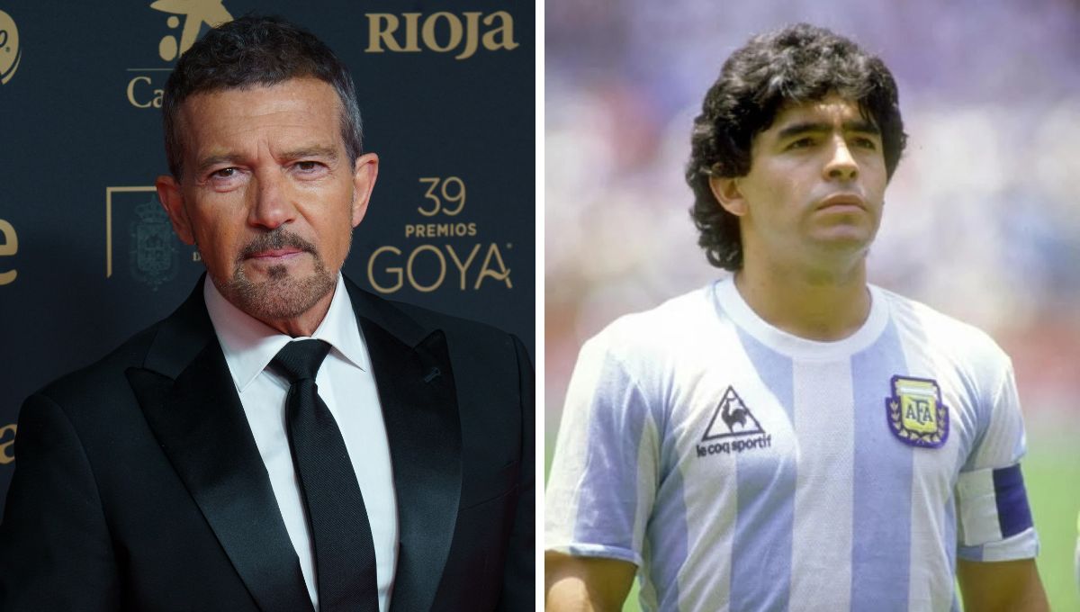 Antonio Banderas hará de Diego Maradona de una forma peculiar en su ...