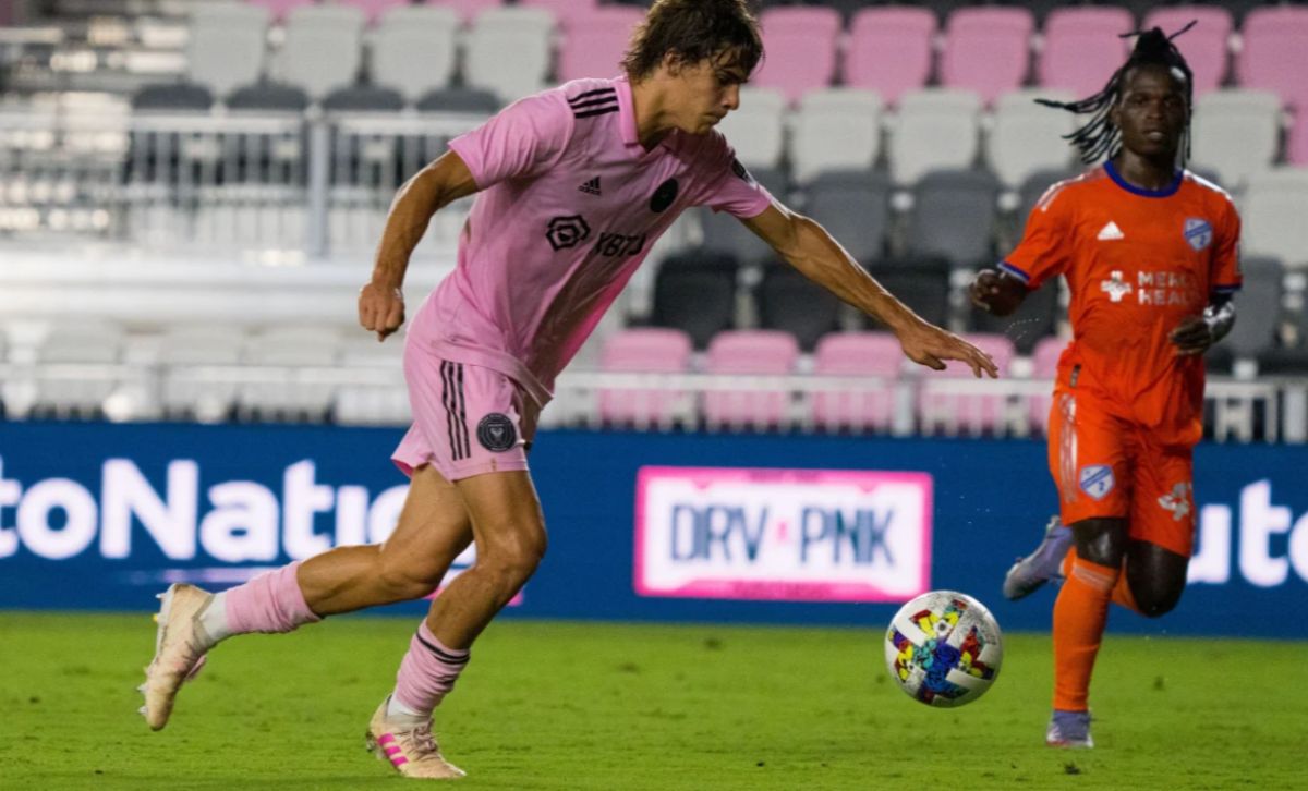 Benjamín Cremaschi, la nueva promesa del Inter Miami con raíces mendocinas